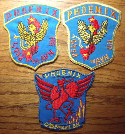 158th Avn Bn Patches
